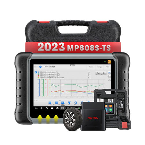 [2 Years Free Update]Autel MaxiPRO MP808S-TS TPMS Relearn Tool with Complete TPMS and Sensor ...
