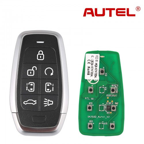 AUTEL MAXIIM IKEY Standard Style IKEYAT007AL 7 Buttons Independent ...
